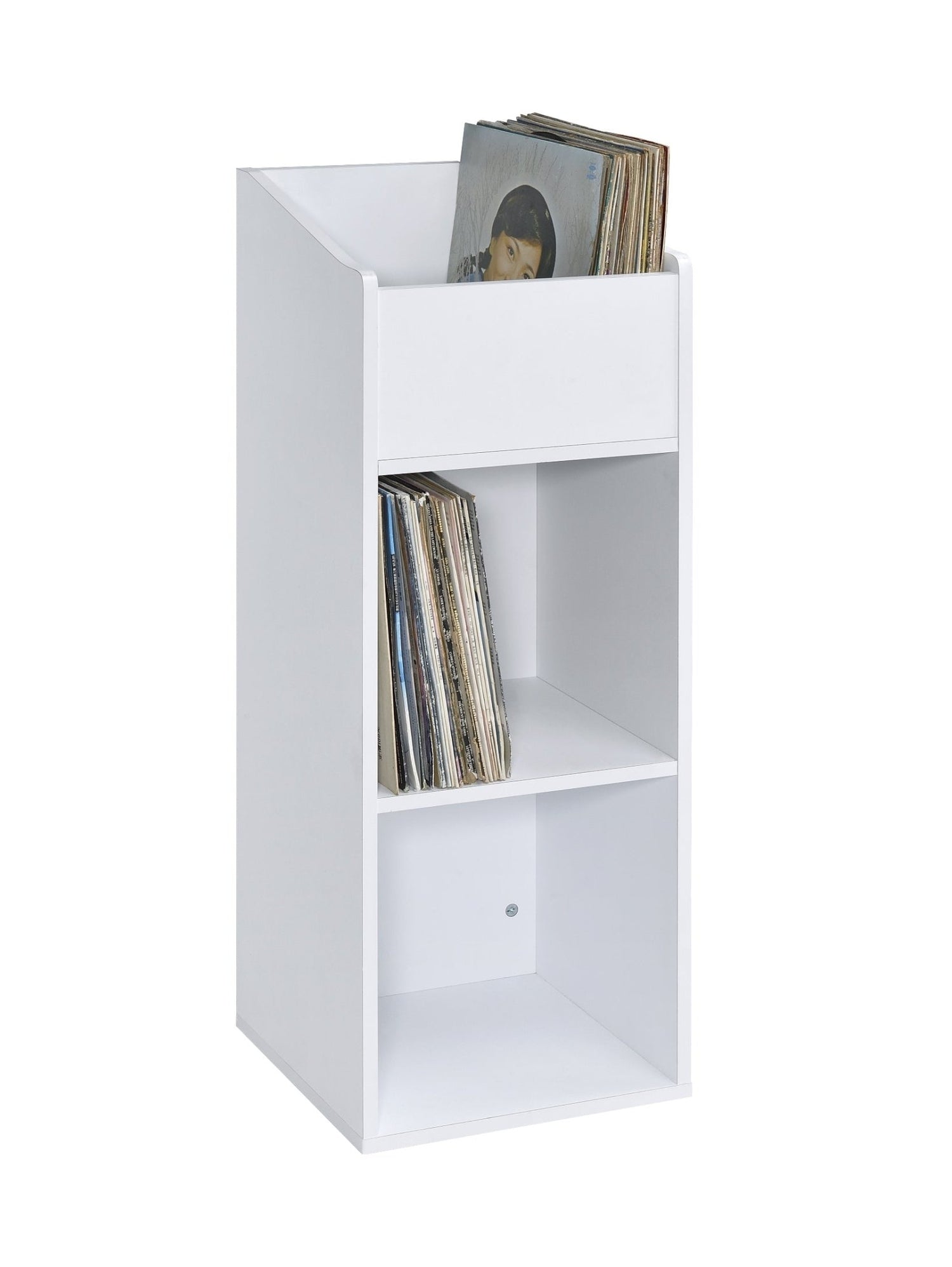 Musiea BX240 Vinyl Record Storage Rack for Albums, Magazine Display, B